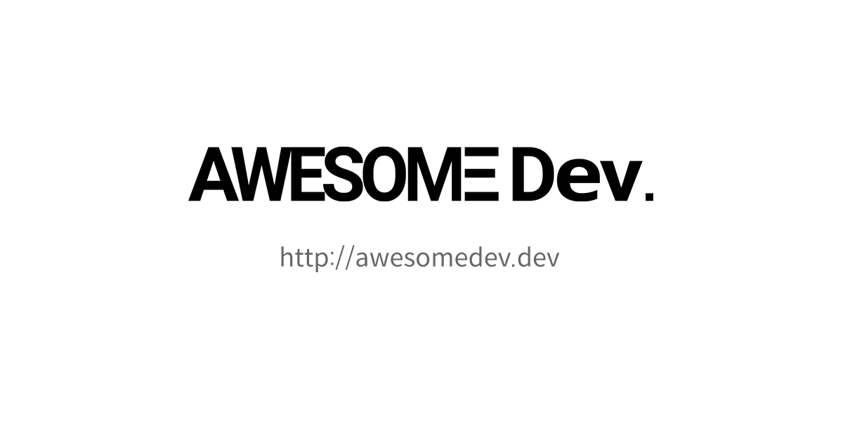 awesome dev.